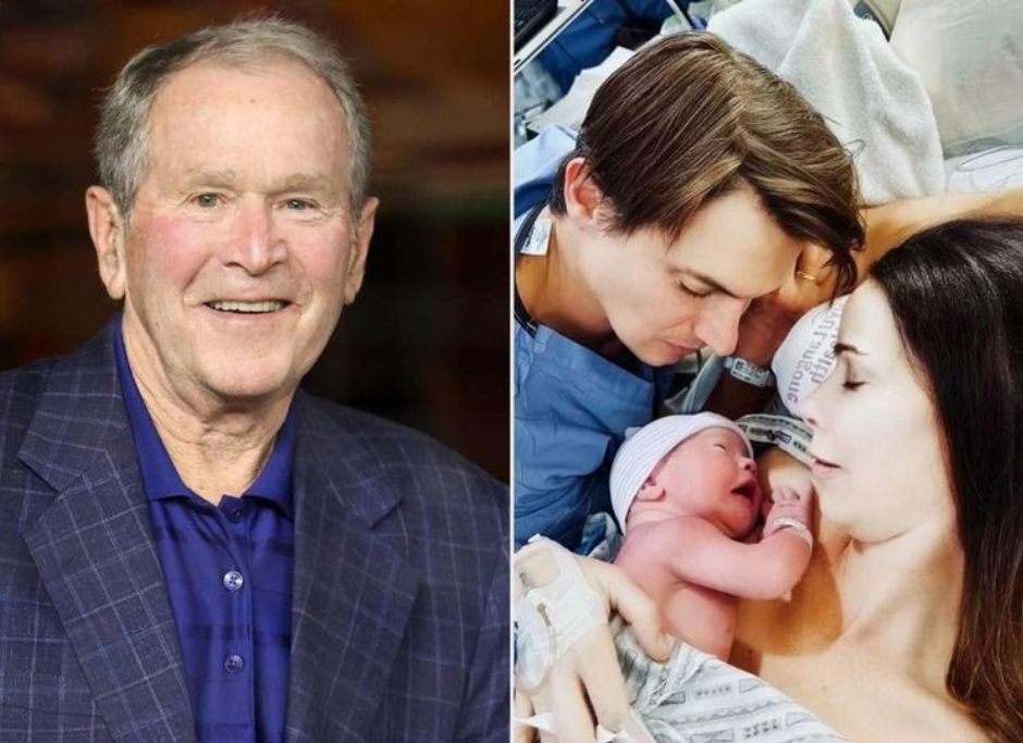 George W. Bush Welcomes Grandson Named in Honor of Great-Grandfathers ...